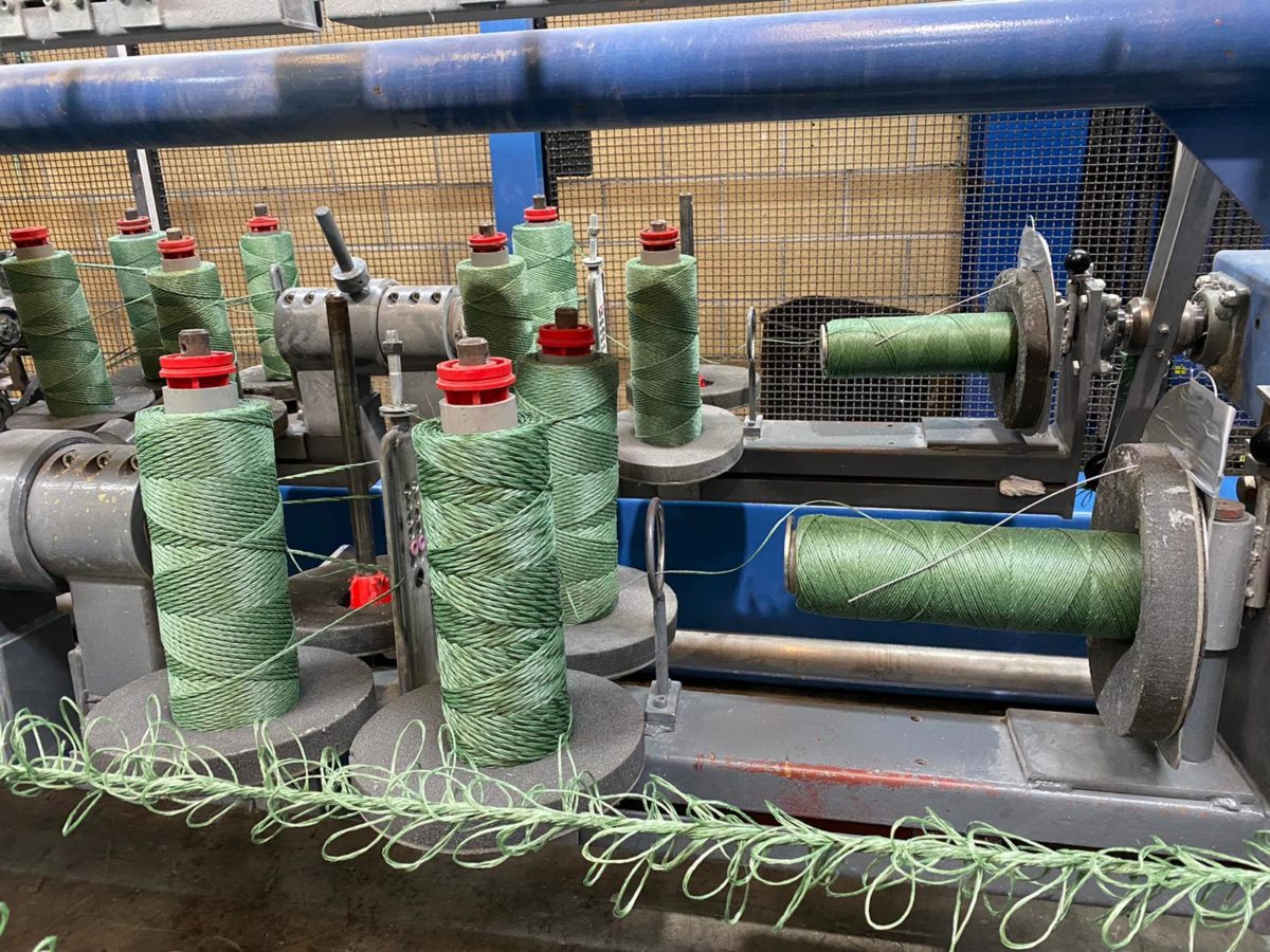 200 m of Polyamide and 400 m of polyolefins produced from recycled ...